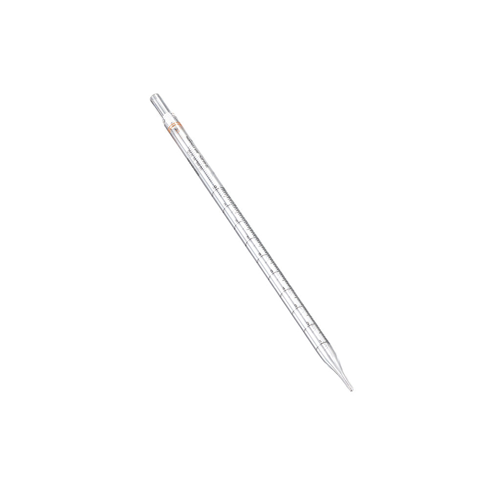 10mL Sterile Orange Serological Pipettes with 1/10 mL Graduations and